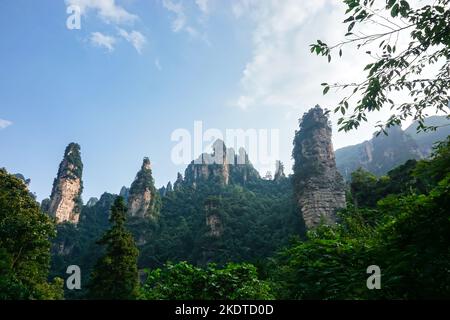 Shili Gallery, Zhangjiajie, Hunan Province Stock Photo - Alamy