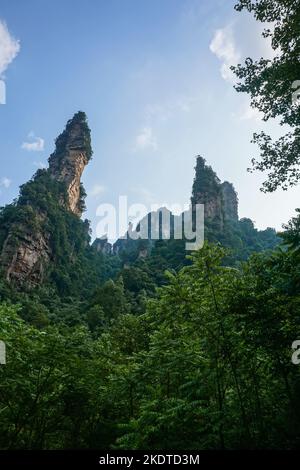 Shili Gallery, Zhangjiajie, Hunan Province Stock Photo - Alamy