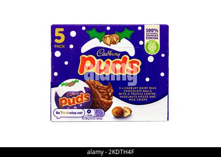 Cadbury Dairy Milk Chocolate Puds 5 pack Stock Photo - Alamy
