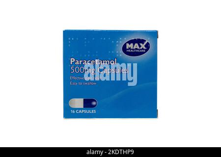 Max Healthcare Paracetamol 500mg Capsules 16pk Stock Photo - Alamy