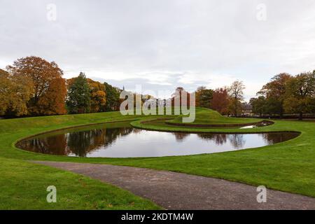Landform created by Charles Jencks, Scottish National Gallery of Modern ...