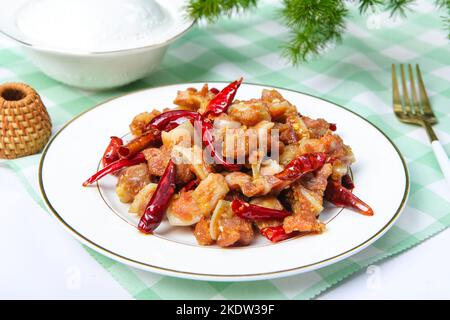 Fried pig cartilage Stock Photo - Alamy