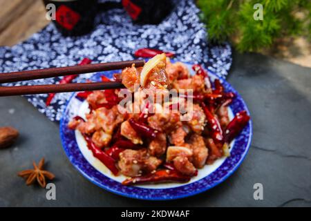 Fried pig cartilage Stock Photo - Alamy