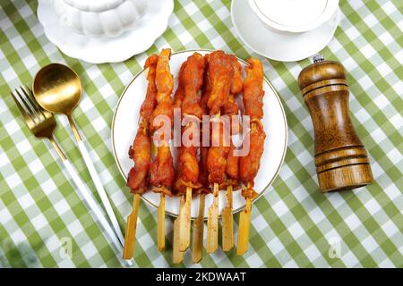 A small amount of flesh meat string Stock Photo - Alamy
