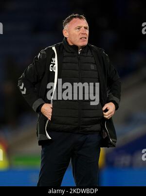 Newport County manager Graham Coughlan applauds the fans following the ...