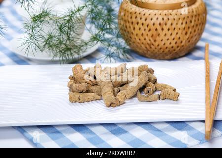 Chinese herbal medicine medicinal indianmulberry root Stock Photo - Alamy
