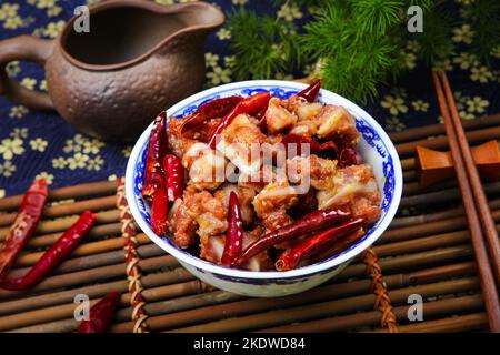 Fried pig cartilage Stock Photo - Alamy