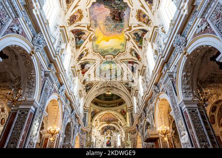 The Interior Of The Church Of The Gesu (also known as The Casa Professa ...