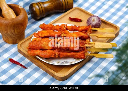 A small amount of flesh meat string Stock Photo - Alamy