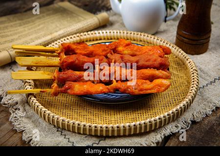 A small amount of flesh meat string Stock Photo - Alamy