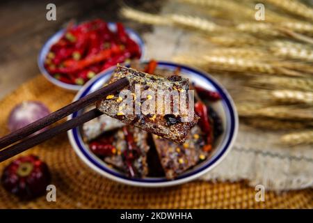 A plate of Fried hairtail Stock Photo - Alamy