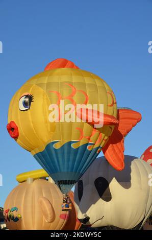 Goldfish Hot Air Balloon at Albuquerque International Balloon Fiesta ...