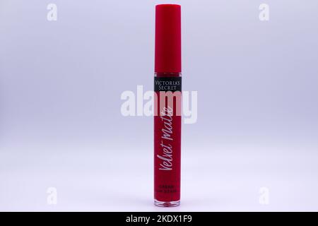 Victoria Secret Velvet Matte Lipstick Stock Photo - Alamy
