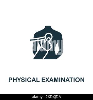 Physical Examination icon. Monochrome simple Healthcare icon for ...