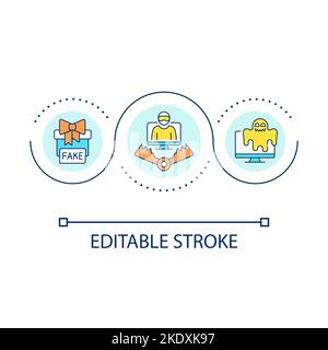 Traps for victim loop concept icon Stock Vector Image & Art - Alamy