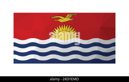 Flag of Kiribati - Vector illustration Stock Vector Image & Art - Alamy