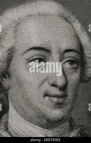 Louis XV (1710-1774), so-called Louis the Well-Beloved. King of France ...