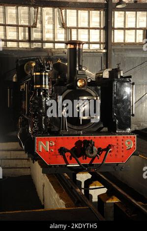"Prince of Wales" inside the shed at Aberystwyth Stock Photo - Alamy