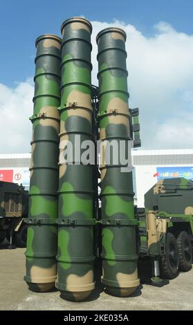 ZHUHAI, CHINA - NOVEMBER 9, 2022 - The HQ-9 system, a long-range air ...