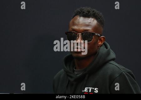 Thomas Essomba during the Sunny Edwards v Felix Alvarado press ...