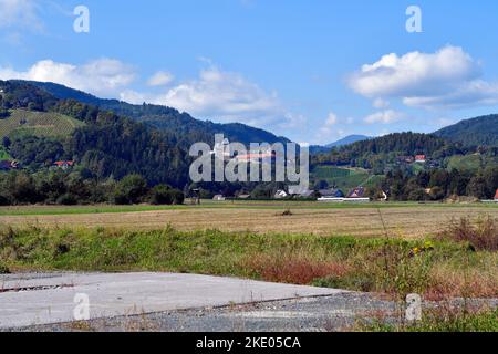 Austria, castle Deutschlandsberg situated in the west of Styria Stock ...