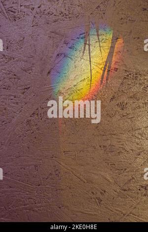 Rainbow light spot and shadows abstract banner Stock Photo - Alamy