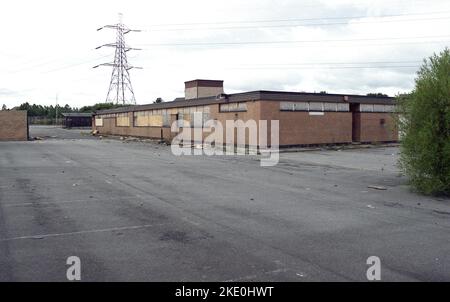 1998, disused gasworks of British Gas (BG PLC), picture shows an ...