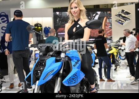 eicma International exhibition of cycle, motorcycle, stand suzuki ...