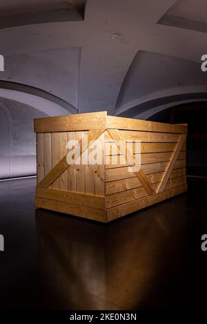 Wenckheim castle in Szabadkigyos village Hungary. German neo ...