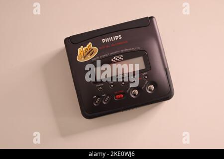 Portable Digital Compact Cassette (DCC) recorder by Philips Stock Photo ...