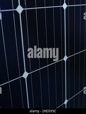 Dark blue solar battery panel for ecological power generation ...