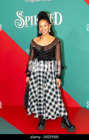 Djouliet Amara attends the Premiere of Apple Original Film "Spirited ...