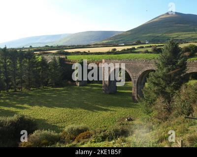 Abandoned railway bridge in Lispole, Dingel Peninsula, Ireland Stock ...