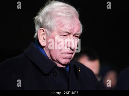 Former Rangers player John Greig before the William Hill Premiership ...