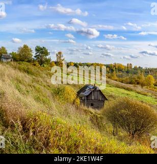 Autumn landscape of the Sablinsky Reserve in the Leningrad Region Stock ...