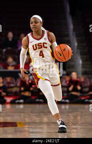 USC Trojans guard Kayla Williams (4) during the first round of NCAA ...