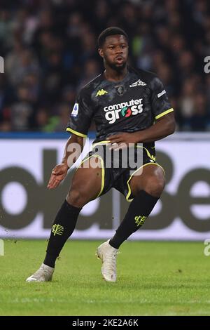 Naples, Italy. 8 Nov, 2022. Emmanuel Ekong of Empoli FC during the ...