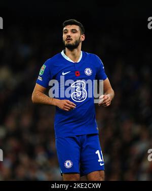 Chelsea's Armando Broja during English Premier League between Chelsea ...
