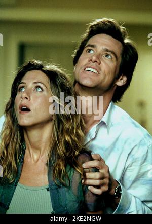 BRUCE ALMIGHTY, JENNIFER ANISTON, JIM CARREY, 2003 Stock Photo - Alamy