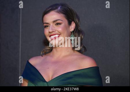 Tatiana Zappardino attends the Paramount+ Tulsa King premiere at Regal ...