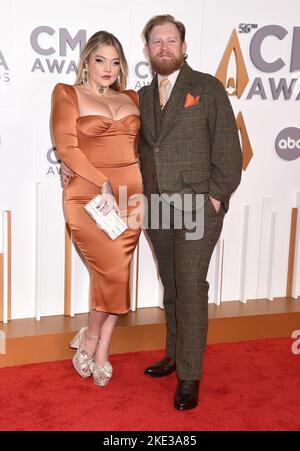 Elle King and Dan Tooker arriving at the 67th Annual BMI Country Awards ...