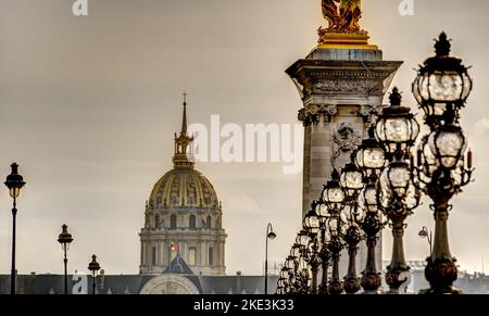 Paris landmarks in autumn, HDR Image Stock Photo - Alamy