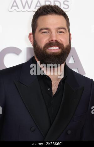Jordan Davis arriving at the 56th Annual Country Music Association ...
