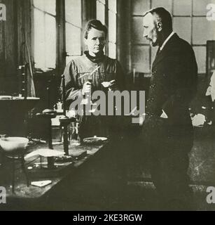 French physicist Pierre Curie and Polish-French physicist Marie Curie ...