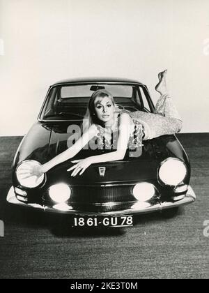 Simca 1200 S Coupé Bertone car , Italy 1967 Stock Photo - Alamy