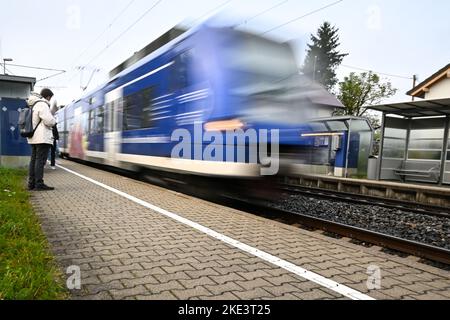 Oberzell Bei Ravensburg, Germany. 10th Nov, 2022. The Bodensee ...