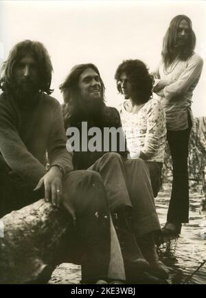 British band Robbie Cunningham and the Barefoot, UK 1971 Stock Photo ...