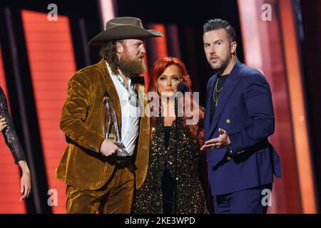 Brothers Osborne and Wynonna Judd onstage at the 56th Annual Country ...