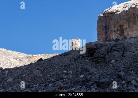 finger of mount taillon in ordesa national park in the pyrenees Stock ...