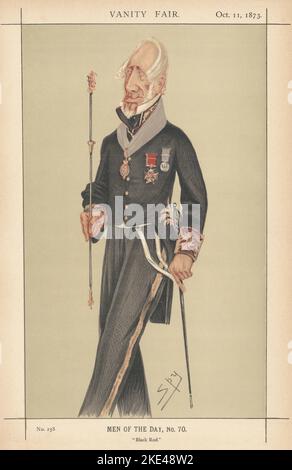 VANITY FAIR SPY CARTOON Augustus William Lumley-Savile 'Cotillon'. Ape ...